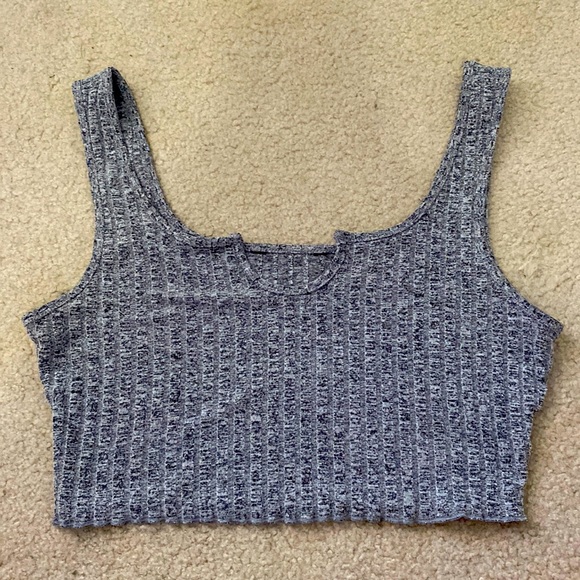 Tops | Comfy Grey Tank Size M | Poshmark